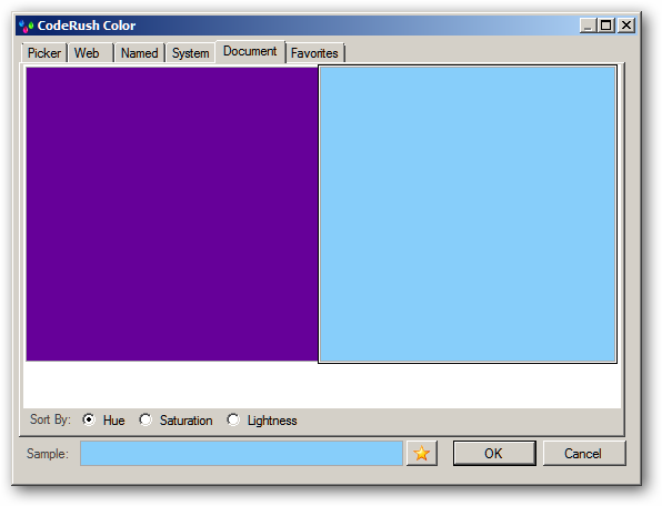 Rory S Ramblings New ‘color Swatch Feature In Coderush 10 1